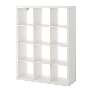 Ikea ' New KALLAX Shelf Unit, Black-Brown (White, 44 1/8x57 7/8)
