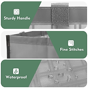 Lily queen Recycle Bin Bags for Kitchen Home Trash Cans Sorting Bins 12 Gallon Set of 2