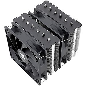 Thermalright Peerless Assassin 120 SE CPU Air Cooler, Dual Tower 6 Heat Pipe, Dual 120mm TL-C12C PWM CPU Fan, for AMD AM4/AM5/Intel LGA 1700/1150/1151/1200, AGHP Technology, Aluminium Heatsink Cover