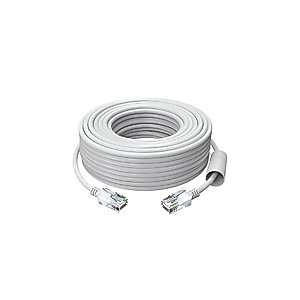 ZOSI 100ft (30 Meter) Ethernet Cable, Cat5e Patch Cable, RJ45 Network Cord for POE Camera NVR System, IP Camera, Switch, Router, Computer, Modem and More(Gray Color)