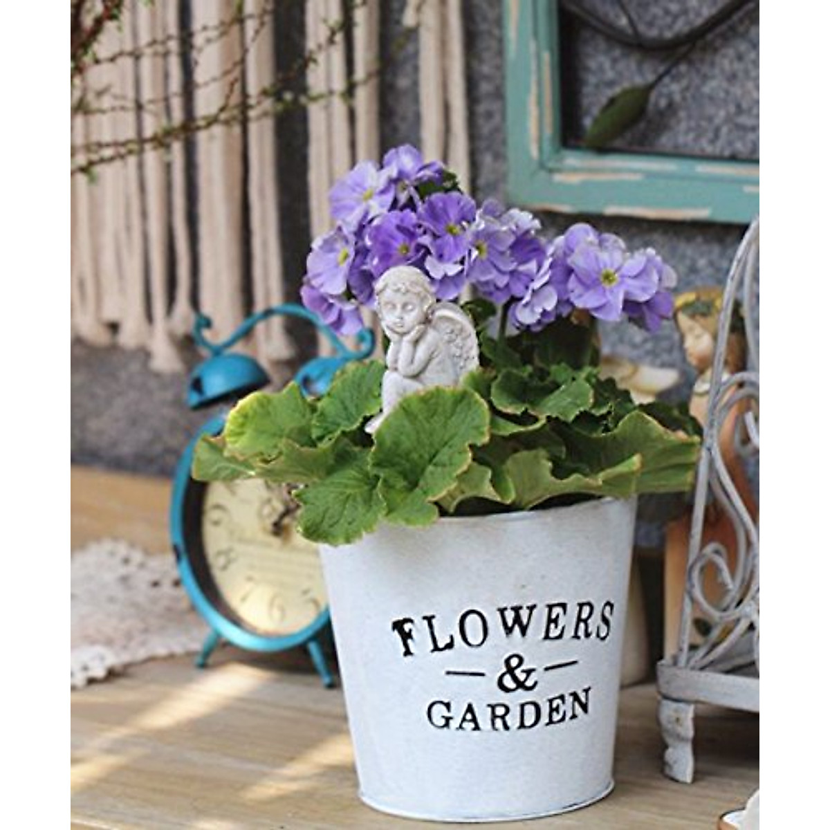 MUAMAX Decorative Angel Garden Stakes Miniature Angel Fairy Garden Angel Small Memorial Statue