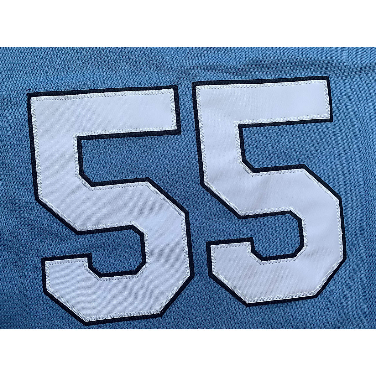 MESOSPERO Mens 55 Kenny Powers Shirt Eastbound and Down Movie Baseball Jersey Stitched (55 Blue, Medium)