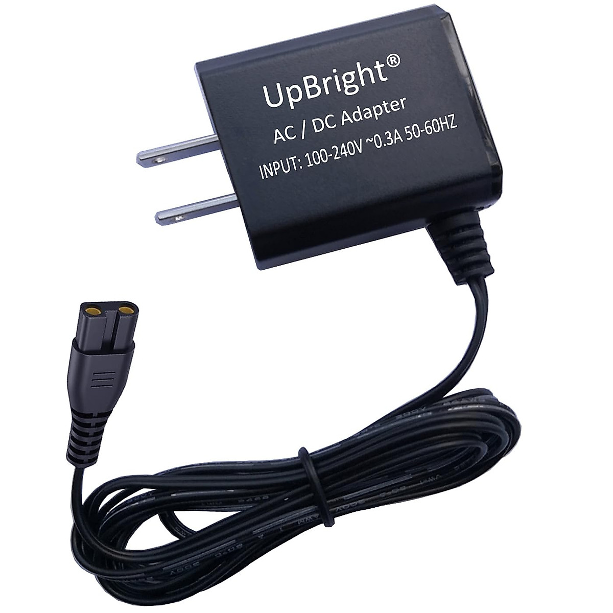 UpBright 2-Prong AC Adapter Compatible with Wahl 8591L 8591 L 08591-1024 08148-508 8148-100 8148 8159 81919 5 Star Series Magic Clip Cordless Designer 785024 785225 Lithium-Ion Clipper Battery Charger