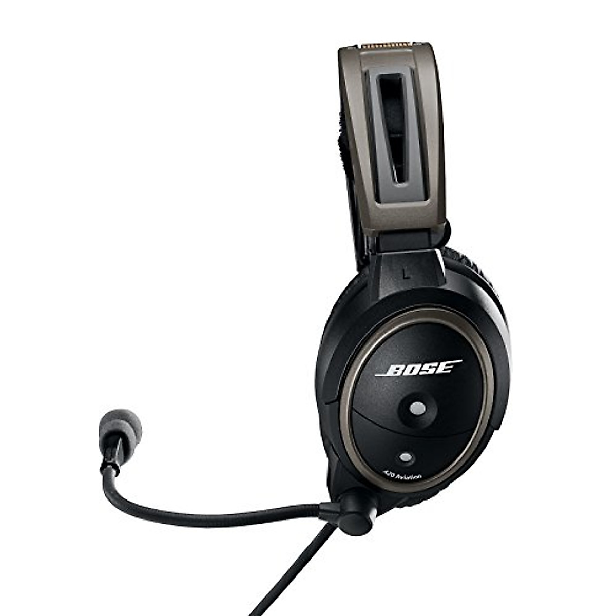 Bose A20 Aviation Headset with Bluetooth Dual Plug Cable, Black