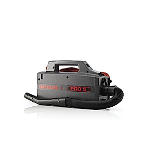 ORECK COMMERCIAL XL Pro 5 Super Compact Canister Bagged Vacuum Cleaner with Attachments, Lightweight, Carriable Portable Professional Grade, BB900-DGR, Black