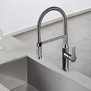 Sink Faucets, Kitchen Sink Faucet for Bar Farmhouse Commercial, Hot and Cold Water Kitchen Faucets, Chrome Basin Sink Square Taps Mixers