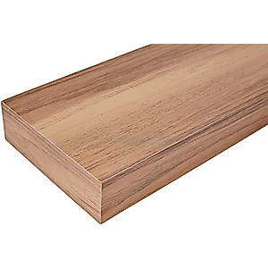 Kiera Grace kieragrace KG Maine Floating Shelves-Golden Oak, 24", Set of 3 Wall Organization