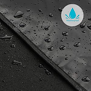 i COVER Grill Cover for Oklahoma Joe's Longhorn Combo Charcoal Gas Smoker & Grill Cover Heavy Duty Waterproof Patio Outdoor Canvas Barbeque BBQ Grill Smoker Cover