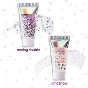 Body Glitter Wet n Wild Fantasy Makers Glitter Gel for Face and Body, White Light Show