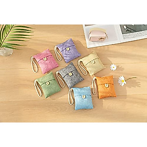 Tskijun 7 Packs Bamboo Charcoal Air Purifying Bag, New House Smell Absorber, Moisture Absorber, Car Air Freshener, Shoe Deodorizer, Also for Pet, Closet (7 * 100g)