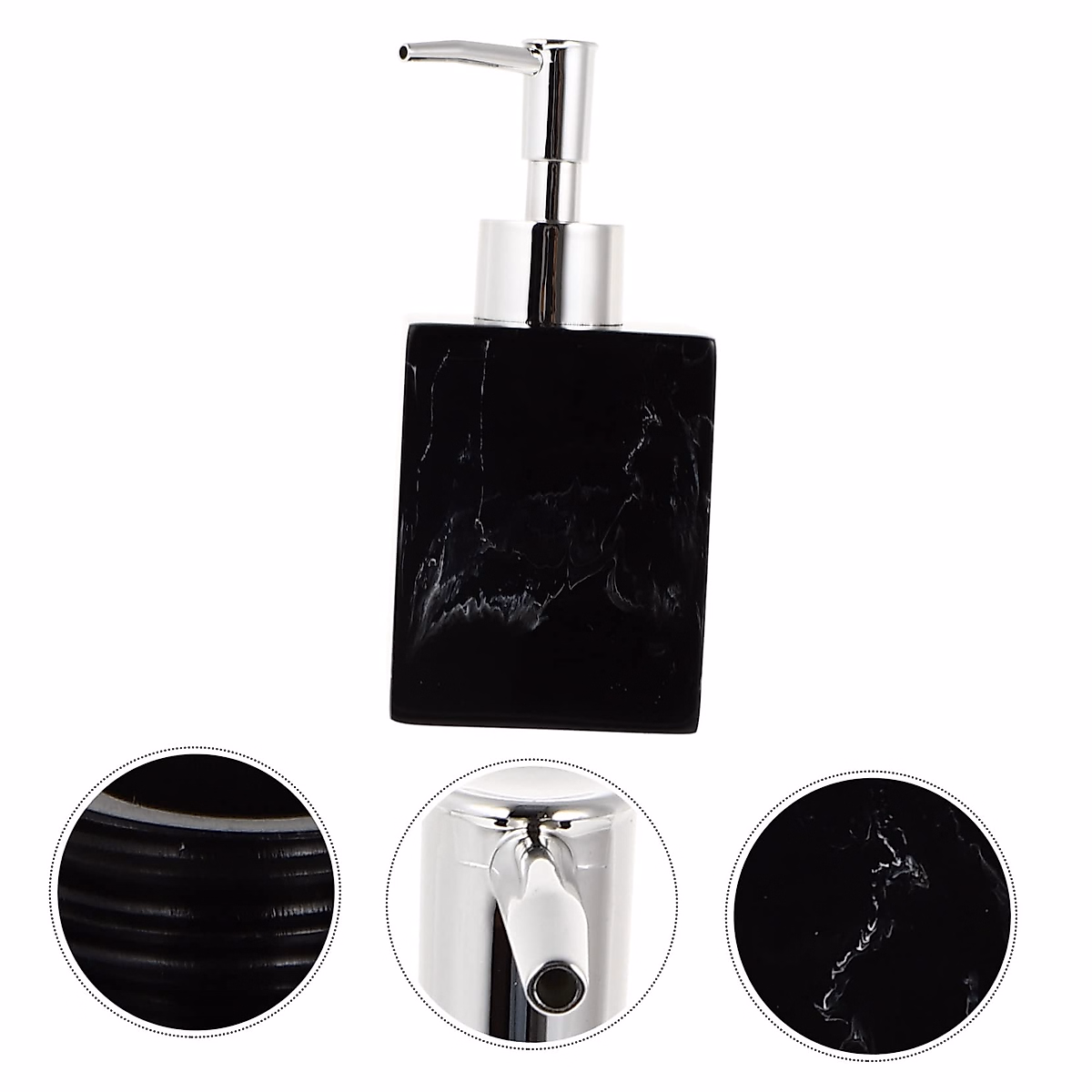 LIFKICH Bottled Shower Gel Bottle Marble Soap Dispenser Makeup Sample Bottles Soap Pump Bottle Lotion Soap Dispenser Foam Pump Bottle Storage Bottle Resin Soap Bottle Simple