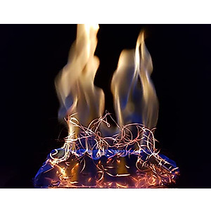 BENJOY Ultimate Fire Wire! 4g(0.14oz) - Ember Effect, Neon Glowing Metal Fiber for Bio Ethanol, Gel Fuel, Natural Gas Fireplace and Ventilation Gas Log Set