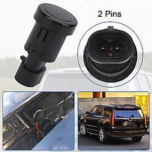 Obaee Car Rear Hatch Button Back Liftgate Window Glass Release Switch Compatible with Chevy Tahoe/Chevrolet Suburban 1500 2500 / Cadillac Escalade/GMC Yukon 2007-2014 Replace OE 15798062 22863048
