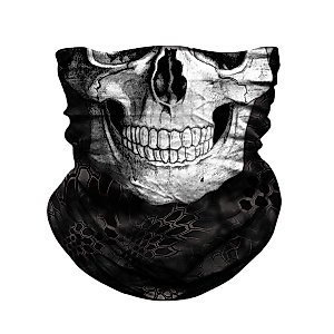 JOEYOUNG Skull Face Mask UV Sun Dust Neck Gaiter Bandana Headwear Motorcycle
