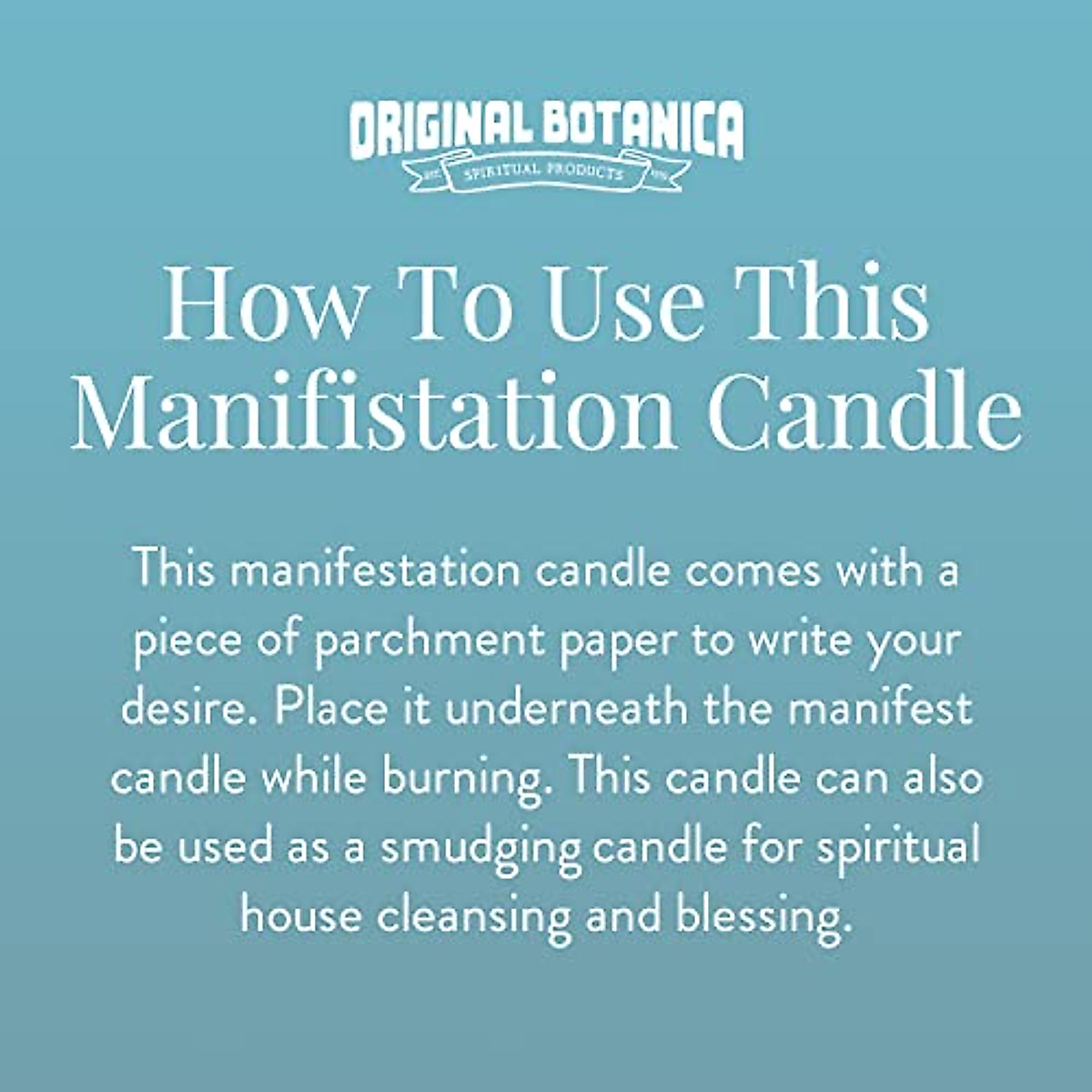 Original Botanica Big Money Big Al Manifestation Candle Spiritual Healing Cleansing Magical Positive Negative Energy Protection Prayer Chakra Blessing Smudging Candles Wealth Prosperity Fortune