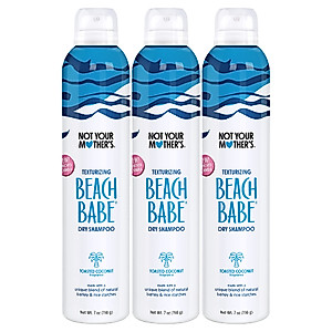 Not Your Mother's Beach Babe Dry Shampoo (3-Pack) - 7 oz Dry Shampoo - Instantly Absorbs Oil - Hair Essentials for All Hair Types