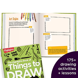 Highlights for Children Book of Things to Draw Activity Kit, Young Artist Set for Kids Ages 7+