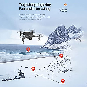 GoolRC L23 Mini Drone with 4K HD Camera for Kids and Adults, FPV Live Video Foldable RC Quadcopter with 3D Flips, Track Flight, Altitude Hold, Headless Mode, Storage Bag and 3 Batteries (Grey)