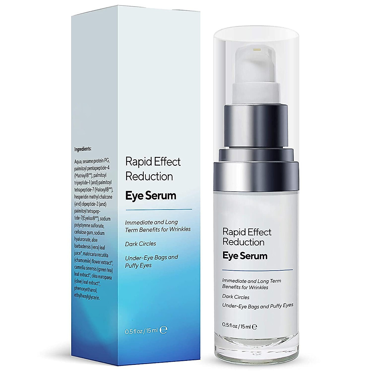 Josephouse Eye Cream Anti Aging, Serum, Under For Dark Circle and Puffiness, Treatment Products-Reduce Under-Eye Bags, Wrinkles, Circles, Fine Lines Crow's Feet Instantly Visibly Women Men, 0.5 Fl Oz