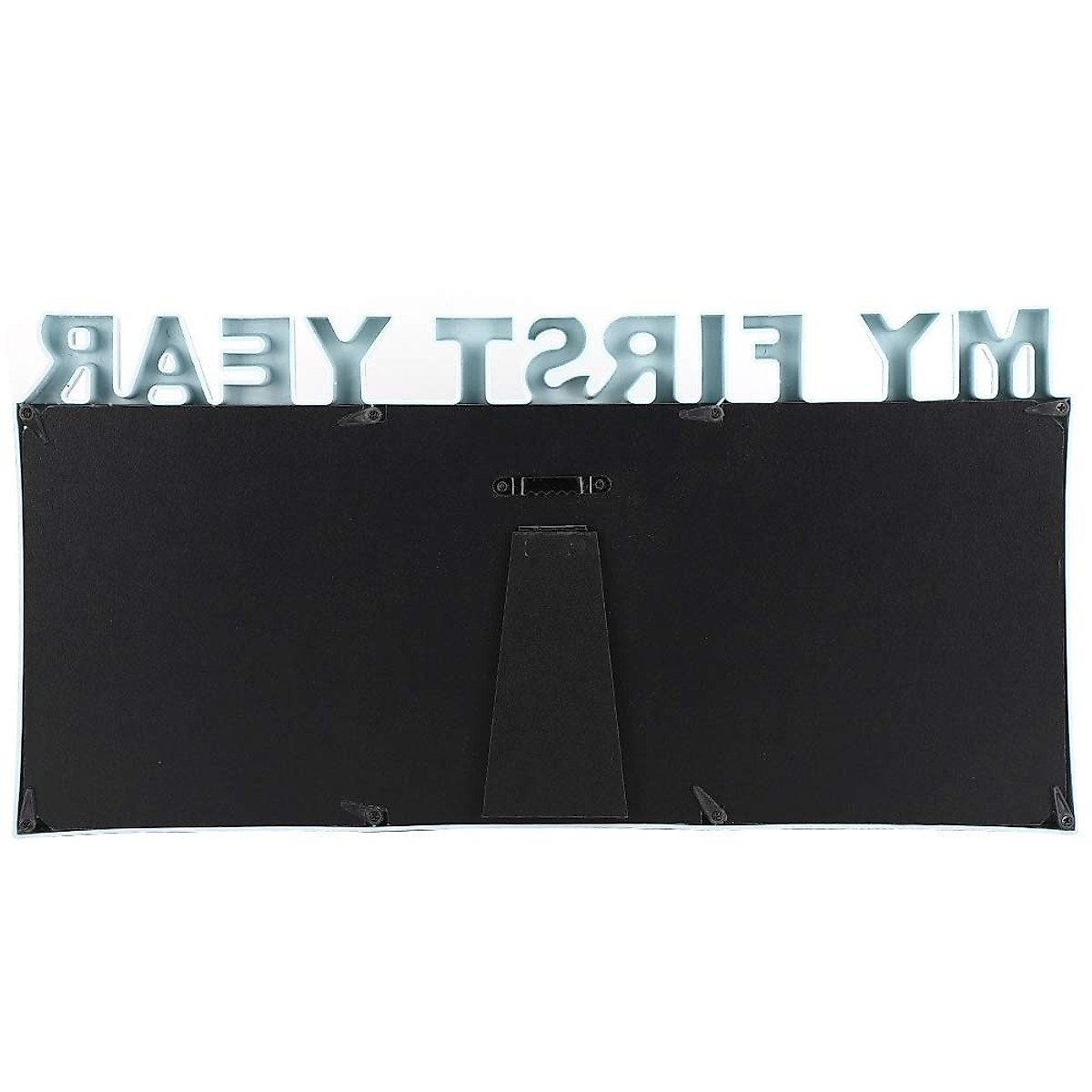 Oumefar My First Year Baby Picture Frame Modern Commemorative Picture Frame Lovely Family Christmas Anniversary Baby Footprint Kit for Room Decor