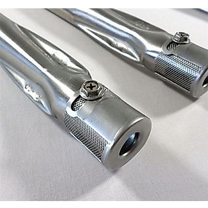 BBQ Grill 6-Pack Stainless Steel Burner & Smoker Set Plus 3 Crossover Burner Tubes Compatible With Most Weber Grills BCP85663 OEM