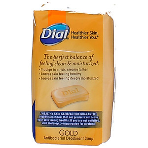 Dial Antibacterial Deodorant Soap, Gold, 4 Ounce, 3 Bars (Pack of 4)