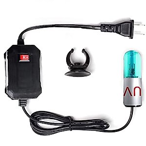 3W Aquarium Clean Light Algae Clear Green Bloom Clean Fish Tank Water Clean Lamp for Sump Pond Filter Tank