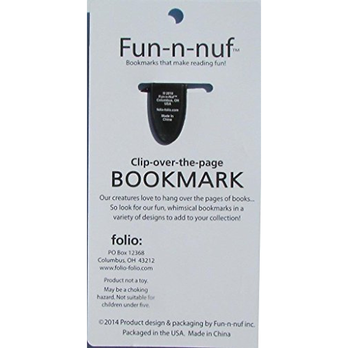 Teddy Bear Bookmarks (Clip-over-the-page) Set of 2 - Assorted colors