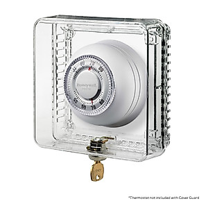 Genuine Honeywell Home CG510A Thermostat Guard, Small, Fits Thermostats 4.375H x 4.375W inches or smaller