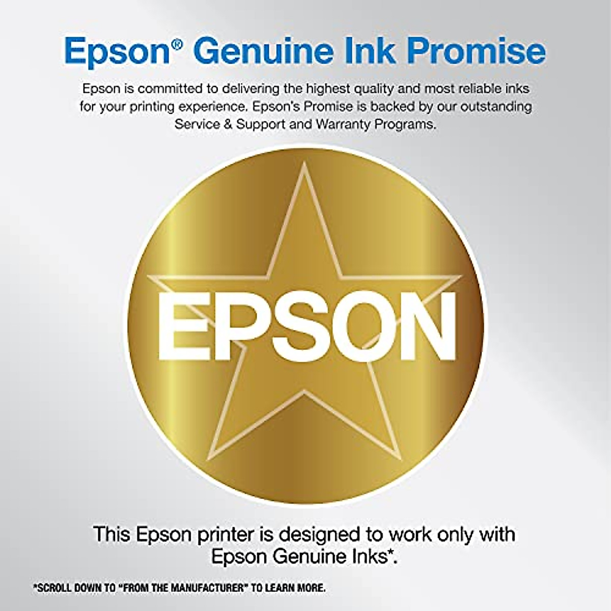 Epson Workforce Pro WF-7310 Wireless Wide-Format Printer with Print up to 13" x 19", Auto 2-Sided Printing up to 11" x 17", 500-sheet Capacity, 2.4" Color Display, Smart Panel App, Medium,Black