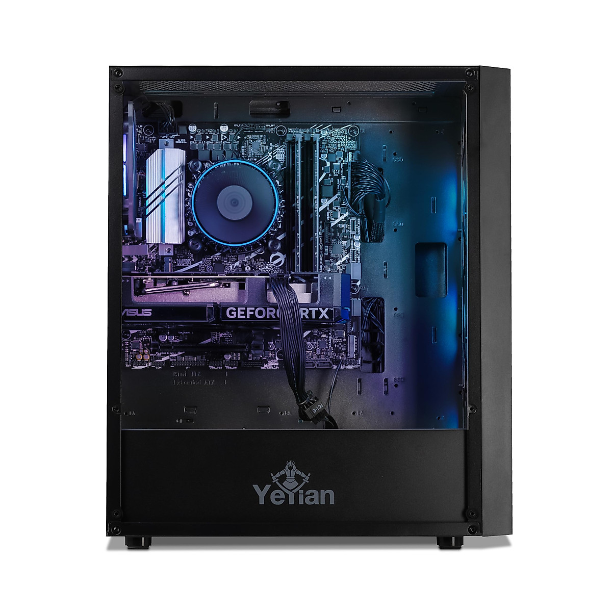 YEYIAN Gaming PC Yumi - Intel Core i5 13400F (> i7 12700F), GeForce RTX 4060 Gaming Computer Desktop, 1TB NVMe SSD, 16GB DDR5 4800 RAM, 650W Gold PSU, Intel B760, Prebuilt Win 11 Home PC, VR Ready