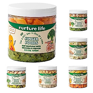 Nurture Life Healthy Baby Stage 3 & Toddler Finger Food 6-Meal Variety Pack, Organic Focus