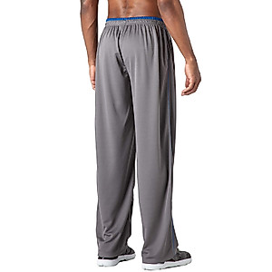 FASKUNOIE Men's Sweatpants with Zipper Pockets Loose Fit Lightweight Warm Up Workout Joggers Pants