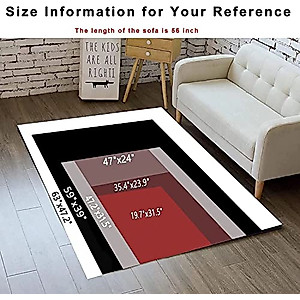 Retro Eiffel Tower Area Rugs for Bedroom Pink Romantic Paris Rugs for Living Room Bathroom Decor Non-Slip Carpet Floor Mat 35x24 inch