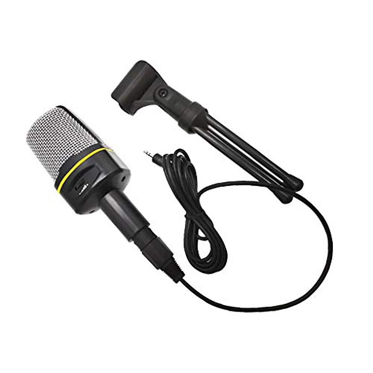 RTBBYU Desktop Wired Microphone Laptop Computer Adjustable Tripod Microphone Online Chatting Live Streaming Mic