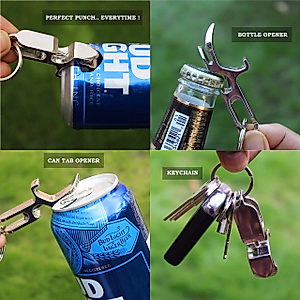 Sturdy Metal Beer Shotgun tool bottle opener keychain - beer bong shotgunning tool - includes sturdy plastic shotgun tool - great for parties, party favors, gift, drinking accessories