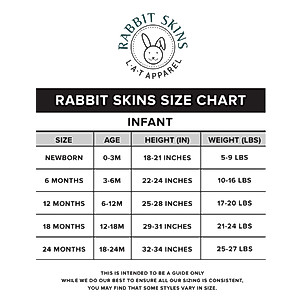 Rabbit Skins Baby Bodysuit Girl & Boy | Newborn 0-3 Months to 24 Month Toddler, Snap Easy Closure, Carolina Blue, 12 Months