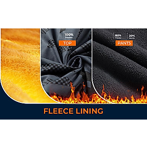 sponeed Mountain Bike Jersey Set Warm Men Fleece Lined Winter Cycling Road Bicycle Jackets Pad Pants Bike Outfit Medium