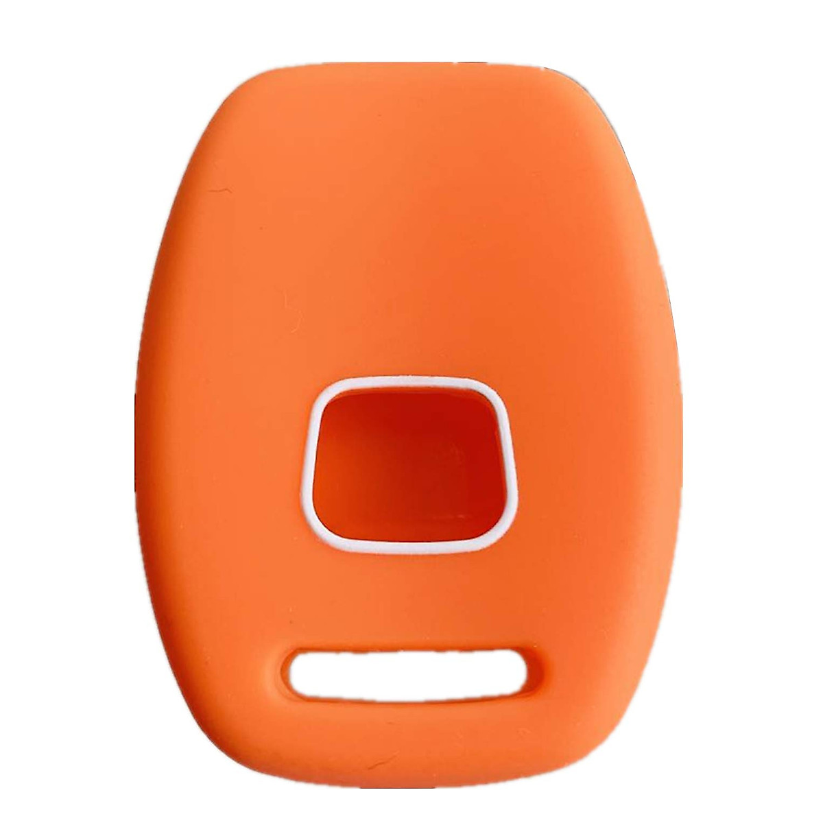 Rpkey Silicone Keyless Entry Remote Control Key Fob Cover Case protector Replacement Fit For Honda Accord Accord Crosstour CR-V Civic Element Pilot OUCG8D-380H-A N5F-S0084A N5F-A05TAA(orange)