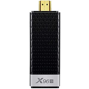 ACEMAX X96S Android 9.0 Pie Smart TV Stick Amlogic Quad Core 64bits 4GB RAM 32GB eMMC Rom Dual WIFI 2.4G 5.8G Bluetooth 4K UHD USB3.0 Port 3D HDR HLG Supported Media Player
