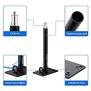 Selens 11" Photo Studio Camera Ceiling Mount, Wall Mount Boom Arm for Photo Studio Video Light, Umbrella, Ringlight, Monolights Photography with 1/4" Thread