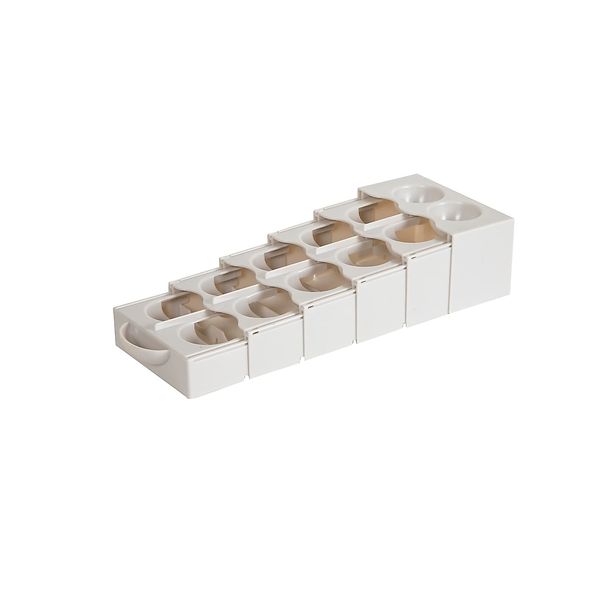 Think Up Designs Eggstra Space Collapsible Egg Storage Tray- Save Space in Your Fridge