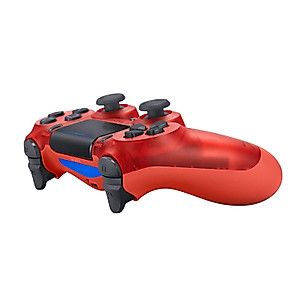 Sony Dualshock 4 Wireless Controller for Playstation 4 - Red Crystal - Playstation 4 (Renewed)