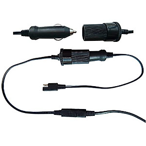 Sunway Solar 16FT Battery Charger Extension Cable Adapter SAE Connectors Quick Connect with Battery Clamps For 12V Trickle Charger And Maintainer,12Volt Solar Panel Battery Charger Power System Kit
