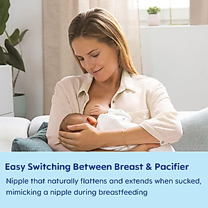 MAM Original Start Newborn Baby Pacifier, Best Pacifier for Breastfed Babies, Sterilizer Case, 2 Pack, 0-3 Months, Boy