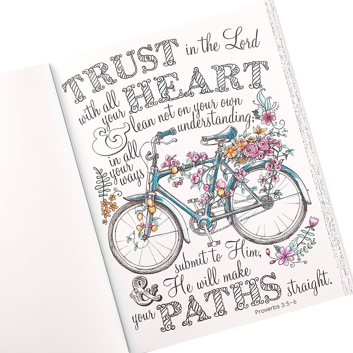 A Garland of Grace: An Inspirational Adult and Teen Coloring Book