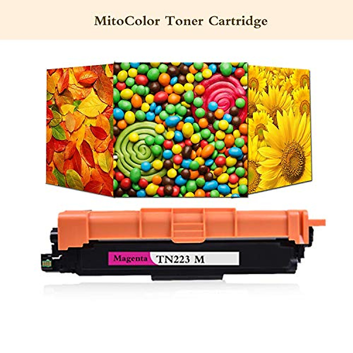 GRATLOV Compatible 1-Pack TN-223M Toner Cartridge Replacement for Brother TN223 TN223M TN223 Magenta Toner Cartridge for use with MFC-l3750CDW MFC-l3710CW HL-L3290CDW Printer