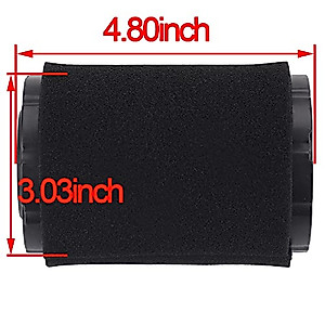 Milttor 796031 594201 Air Filter for John Deere D100 D110 D125 D130 Husqvarna Yta22V46 Yth22V46 Yth24V48 Hu800Awd