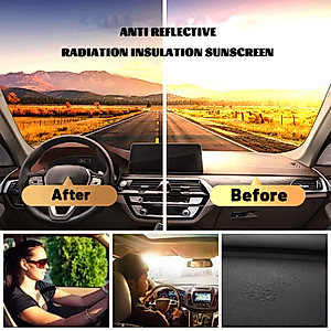 NUBOXES Dashboard Dash Board Cover Mat Pad Carpet Non-Slip Custom Compatible with Toyota Tacoma 2016 2017 2018 2019 2020 2021 Protector Sunshield (Black Trim)