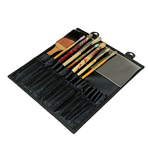 Florence 20"x26" Art Bag with Blueprint Carrying Straps, T-Square Sleeve, Brush Holder, Foam Handle & Removable Shoulder Strap